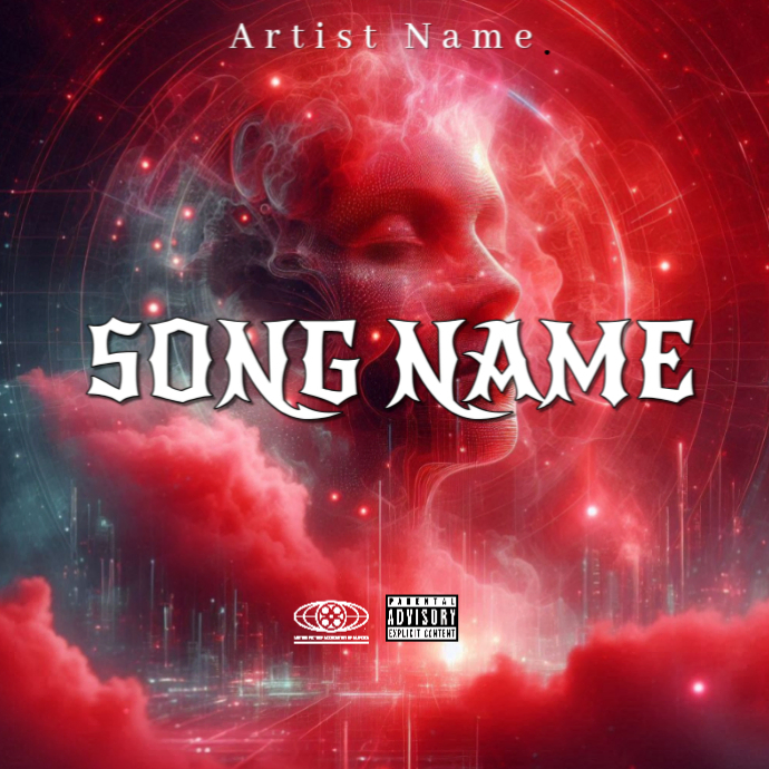 Plantilla de Red Mixtape Album Cover | PosterMyWall