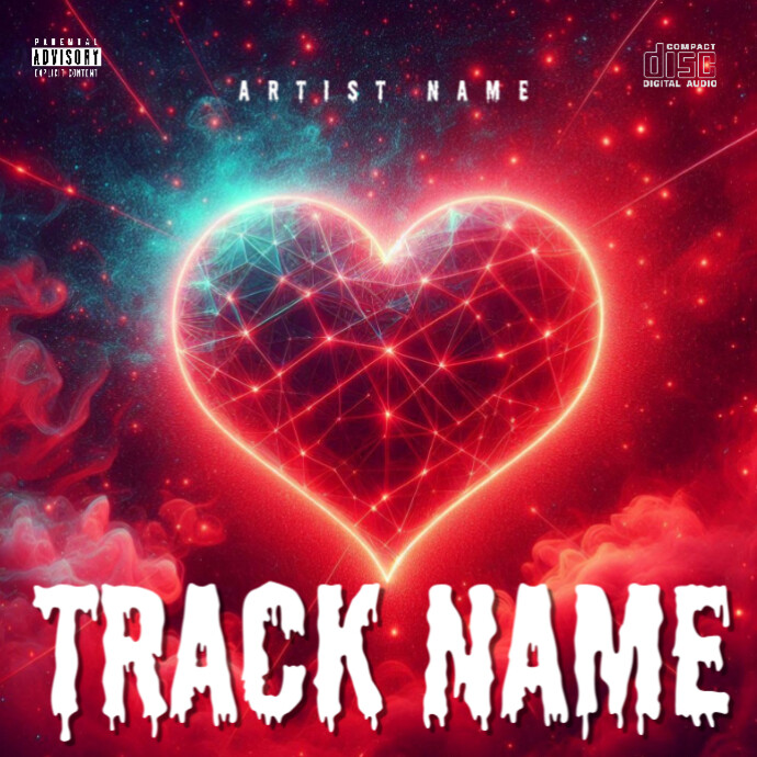 Red Mixtape Album Cover Template | PosterMyWall