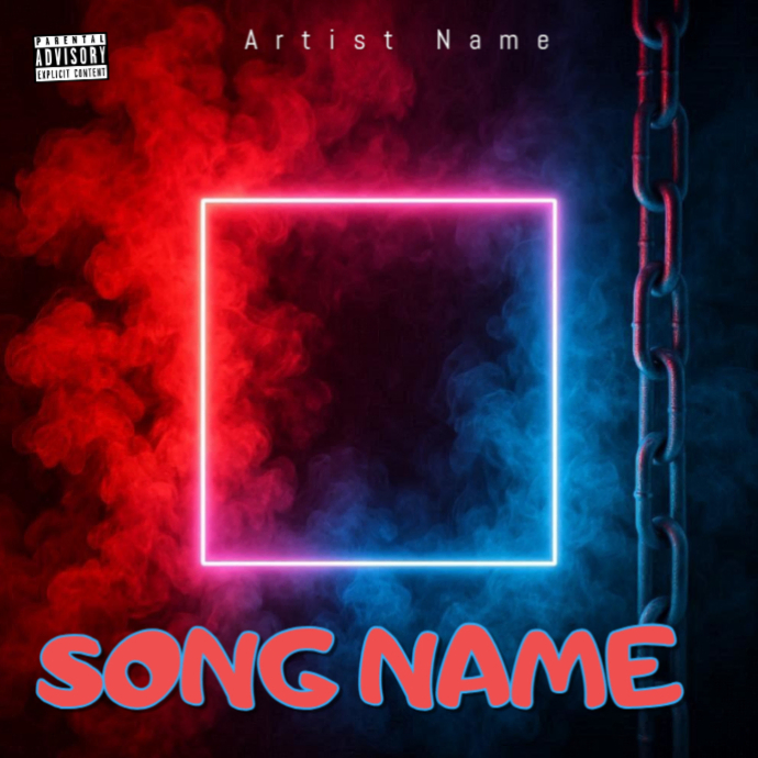 Red Mixtape Album Cover Template | PosterMyWall