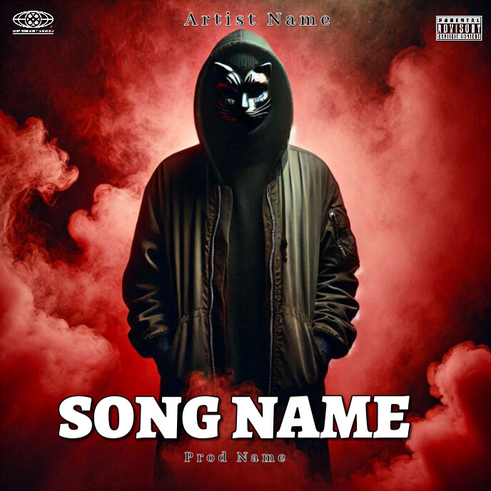 Red Mixtape Album Cover Template | PosterMyWall