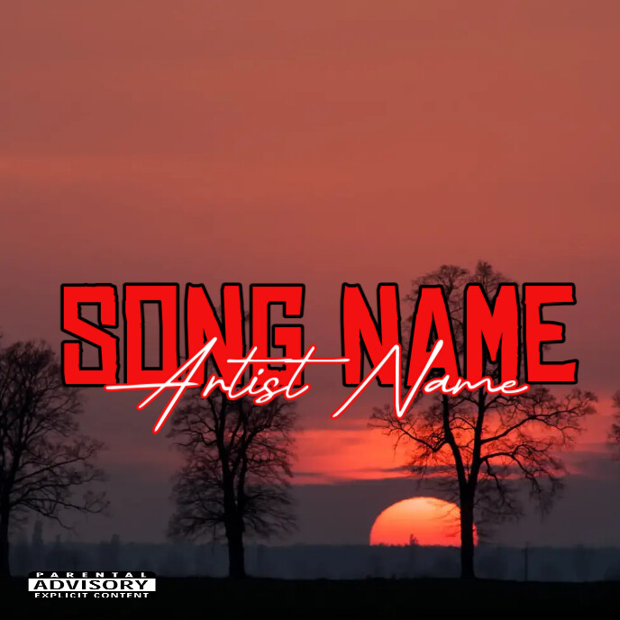 Red Mixtape Cover Album Cover Template | PosterMyWall