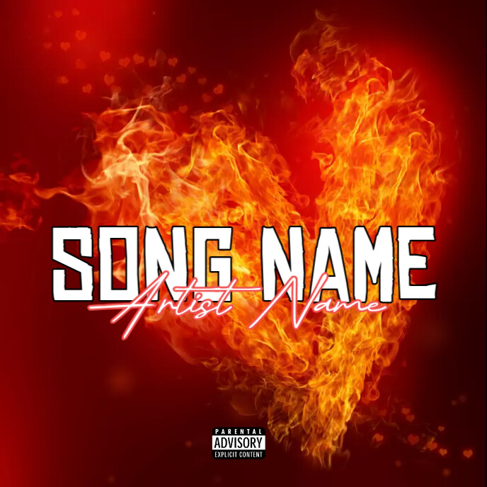 Red Mixtape Cover Album Cover Template | PosterMyWall