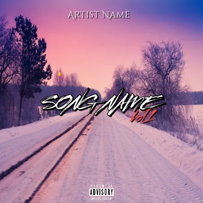 Red mixtape cover Album Cover Template | PosterMyWall