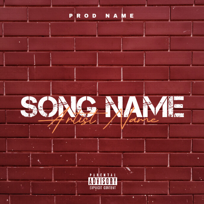 Copy of Red Mixtape Cover Album Cover | PosterMyWall