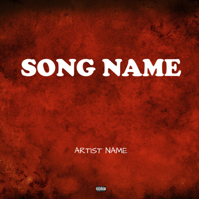 Red Mixtape Cover Album Cover Template | PosterMyWall