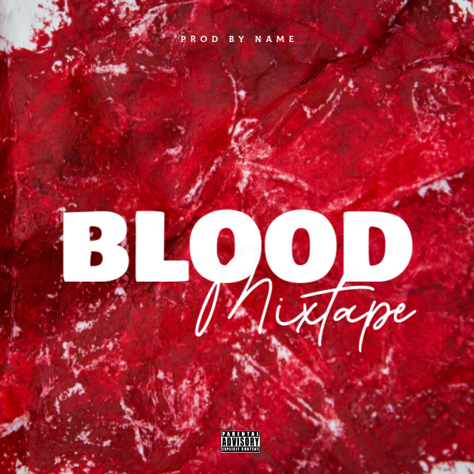 Red Mixtape Cover Album Cover Template | PosterMyWall