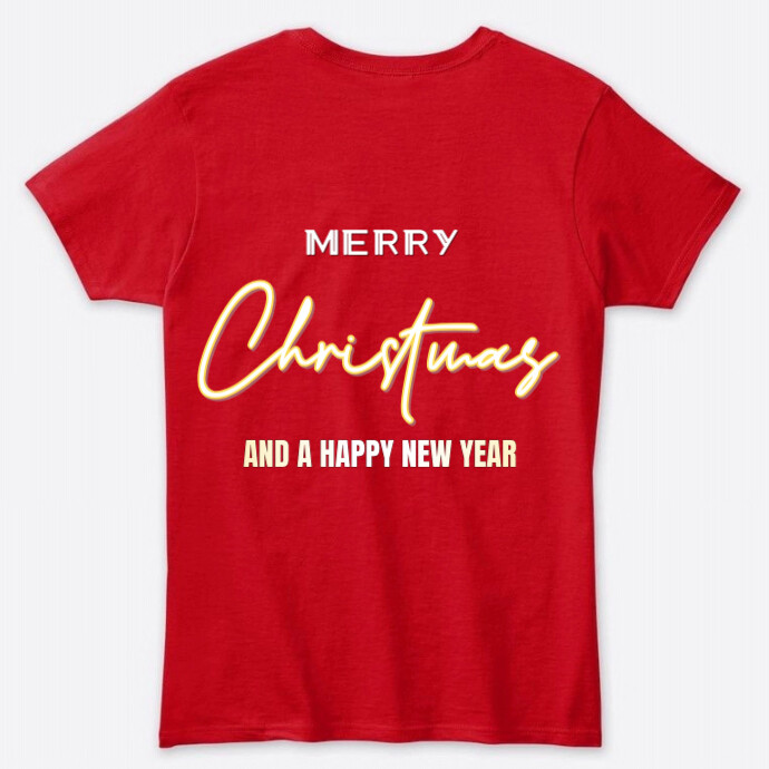 Copy of Red Modern & Minimal Christmas Logo | PosterMyWall