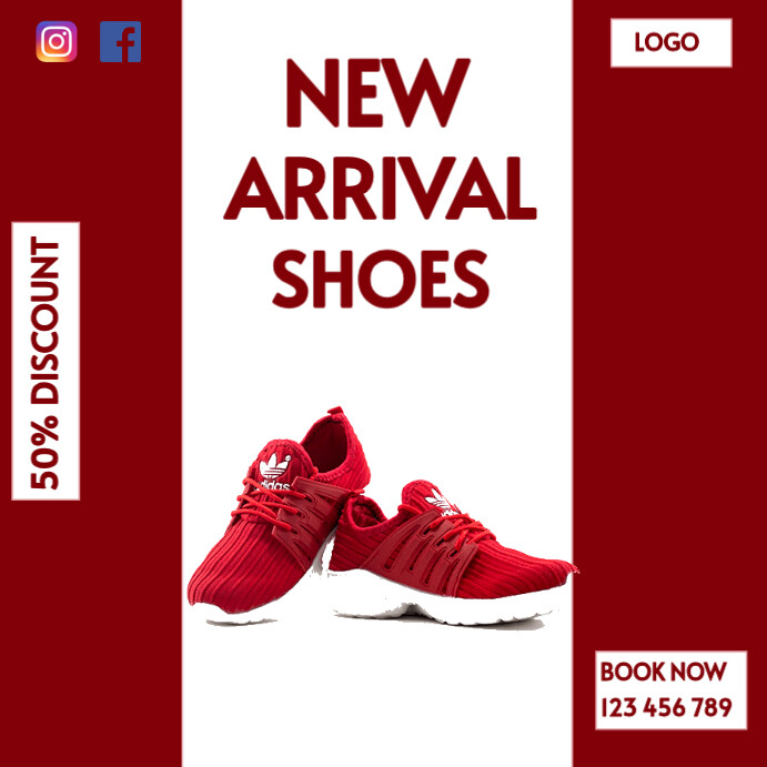 Red Modern & Minimal Professinal Selling Instagram Post Template ...