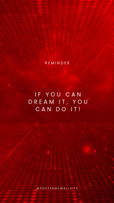 Copy of Red Modern & Minimal Reminder Instagram Reel | PosterMyWall