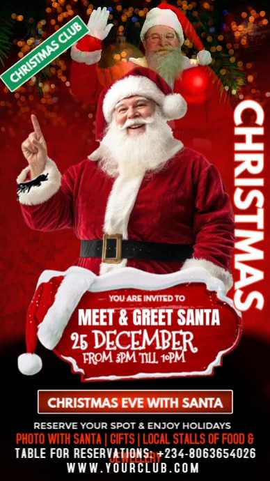 Red Modern & Minimal Secret Santa Instagram Story Template | PosterMyWall