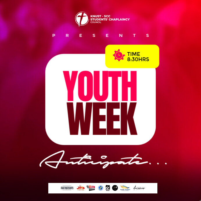 Copy of Red Modern & Minimal Youth Week Celebration Instagram Post ...