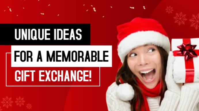 Red Modern Christmas YouTube Thumbnail Template | PosterMyWall