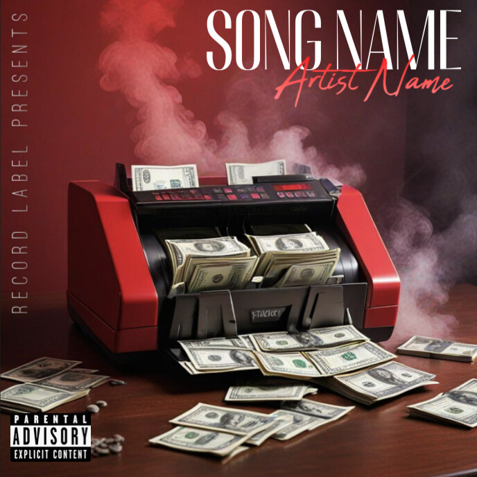 Copy of Red Money Counter Ablum Art | PosterMyWall