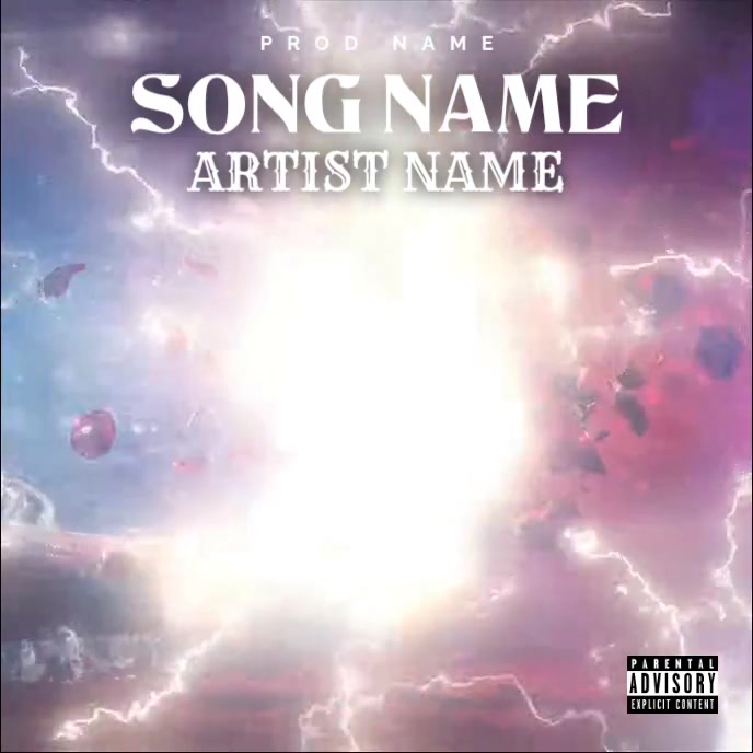 Red money heart fire Music Album Cover Album Cover Video Template ...