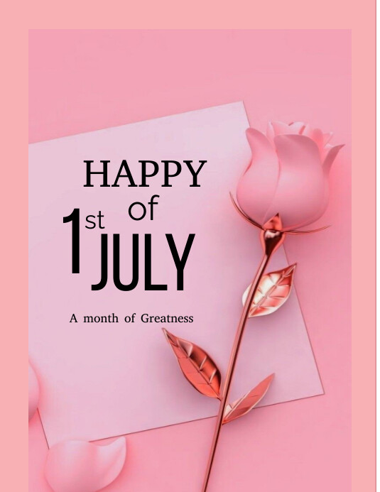 Copy of Red Month Of July Flyer (us Letter) | PosterMyWall