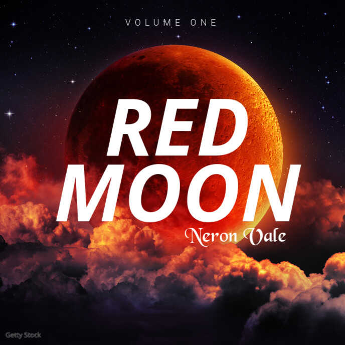 Red Moon Album Cover Template | PosterMyWall
