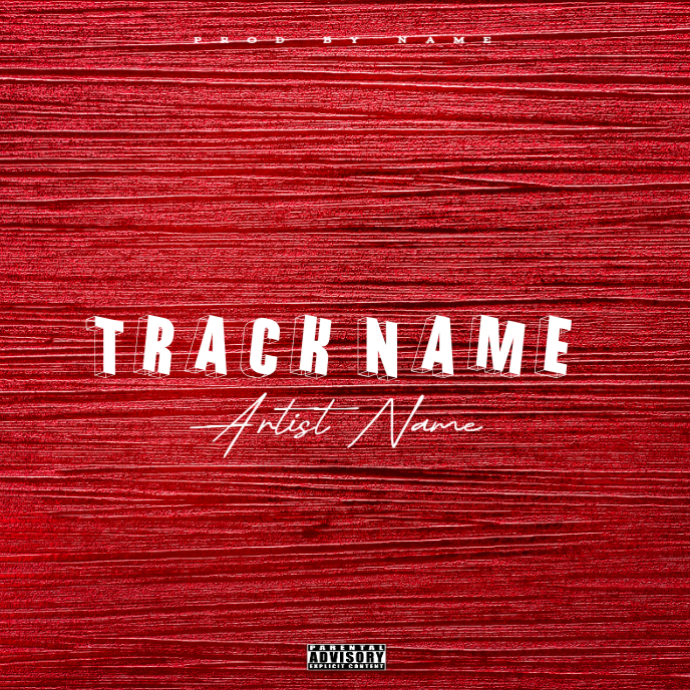 Red Music Album Cover Album Cover Template | PosterMyWall
