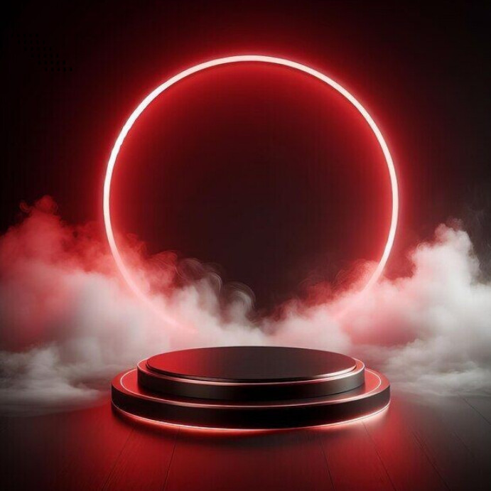 Red Neon Elegant Red Instagram Post Template | PosterMyWall