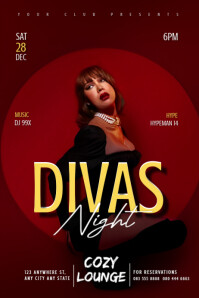 Divas night party poster Template | PosterMyWall