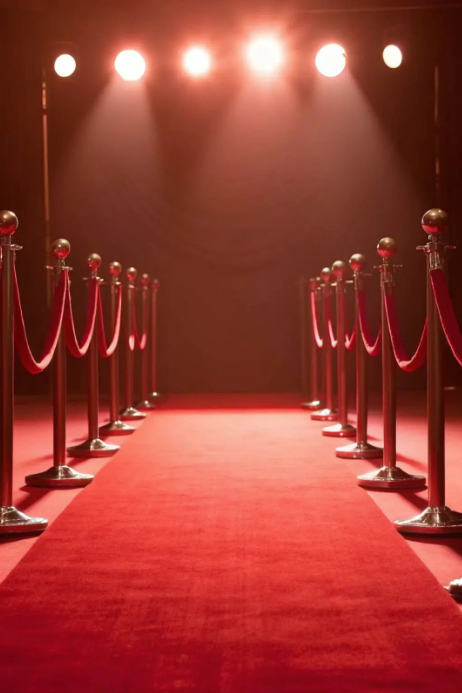 Red Neon Red Carpet Premiere Poster Template | PosterMyWall