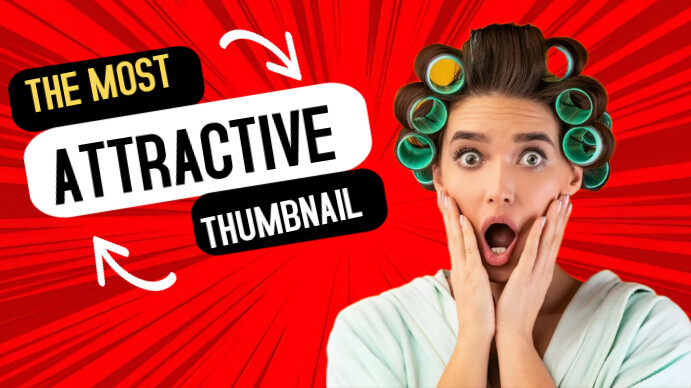 Red Neon Youtube Thumbnail Youtube Thumbnail Template | PosterMyWall