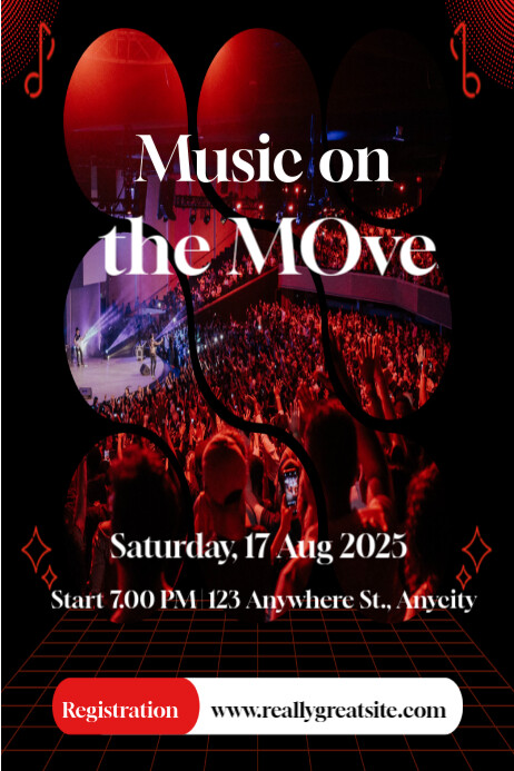 red night party Template | PosterMyWall