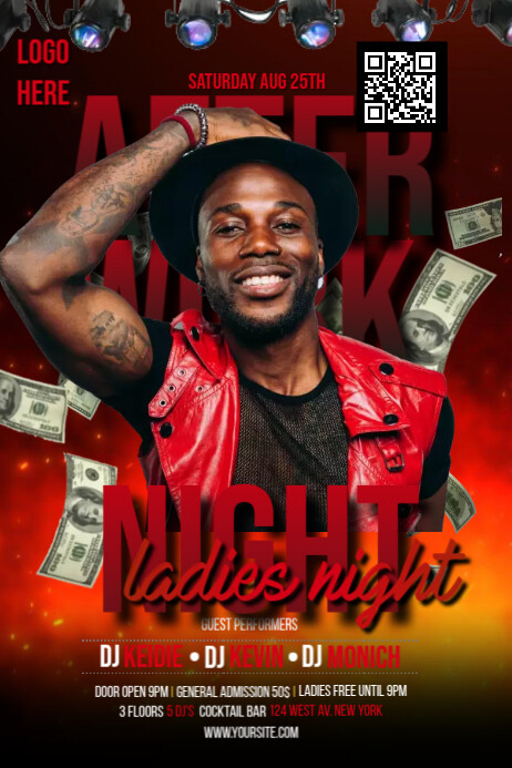 Red Party Flyer Template | PosterMyWall