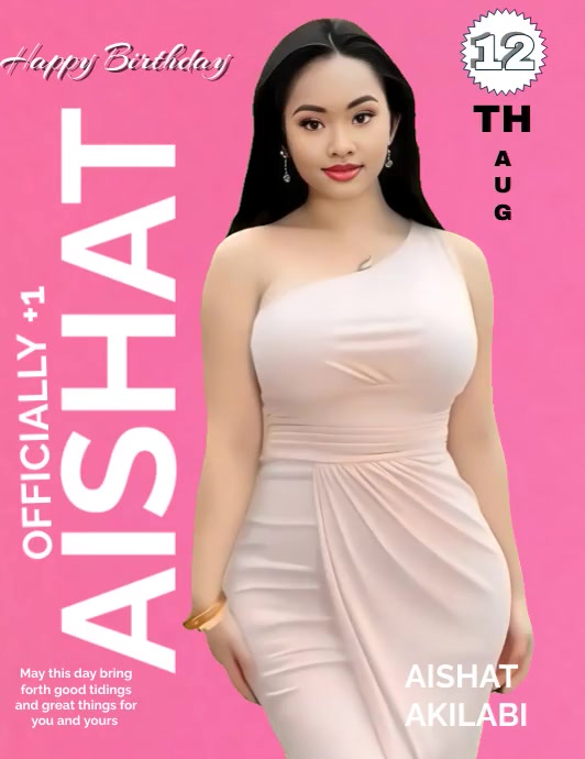 Red Pastel Happy Birthday Templates Flyer (us | PosterMyWall