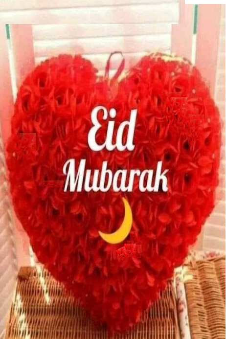 Red Pastel Ramadan Mubarak Poster Template | PosterMyWall