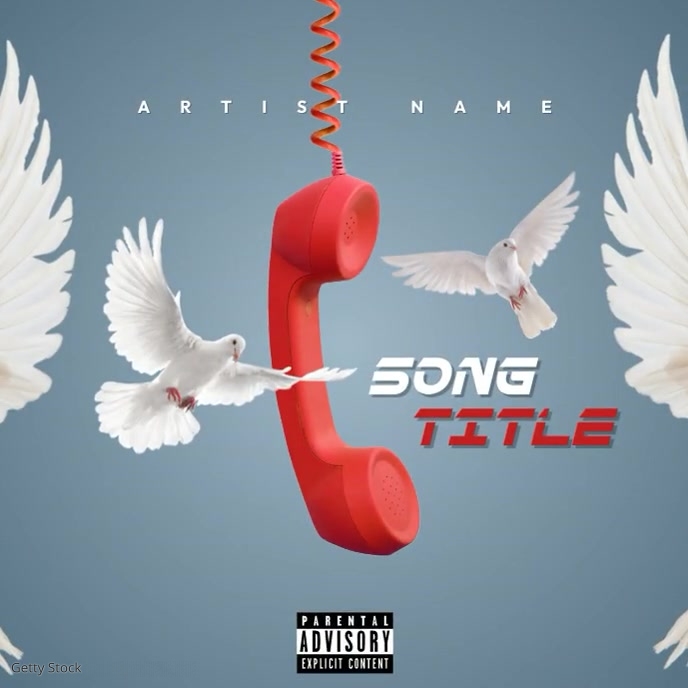 Red Phone Mixtape Album Art Cover v.5 Template | PosterMyWall