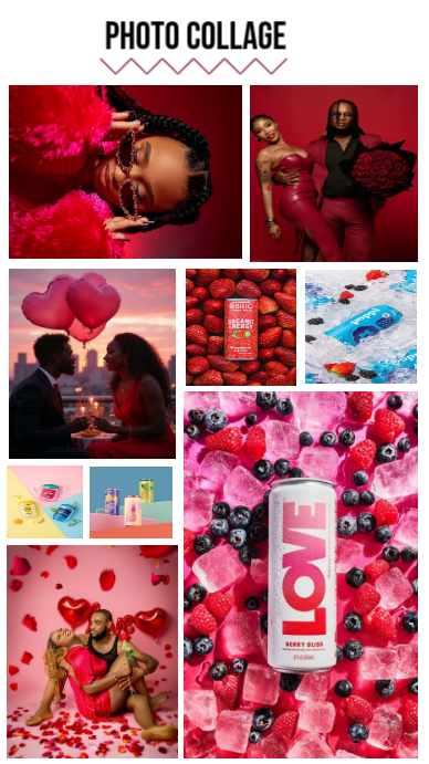 Red Photo Collage Digital Display Template | PosterMyWall