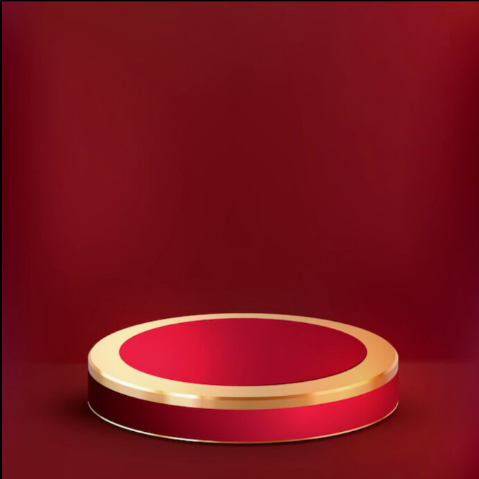Red podium display background Template | PosterMyWall