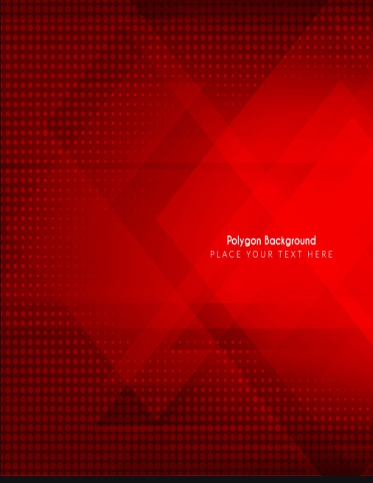 Copy of Red polygon baground design template | PosterMyWall