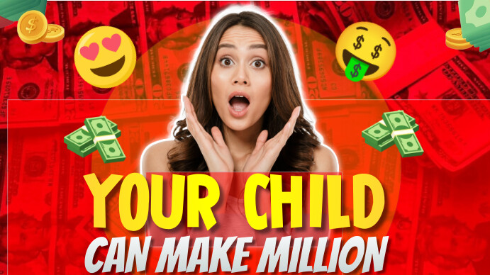 Red Professional Attractive Youtube Thumbnail Templat | PosterMyWall