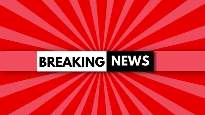 Red Professional Breaking News Youtube Thumbn Template | PosterMyWall