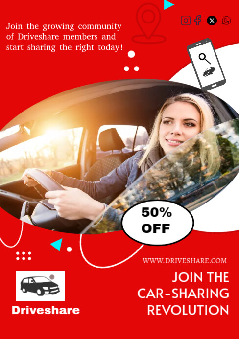 Copia de Rant Professional Car Drive Ad Template A5 | PosterMyWall