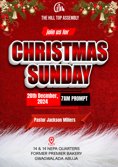 Red Professional Christmas A5 Template | PosterMyWall