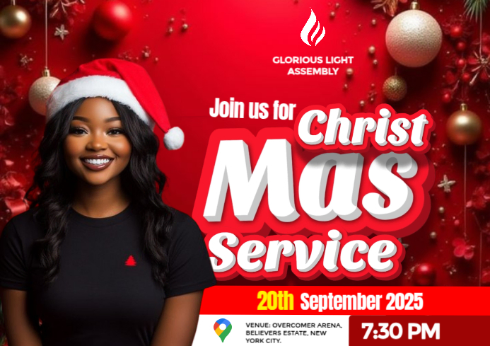 Red Professional Christmas Flyers A4 Template | PosterMyWall