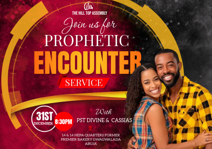 Red Professional Church A5 Template | PosterMyWall