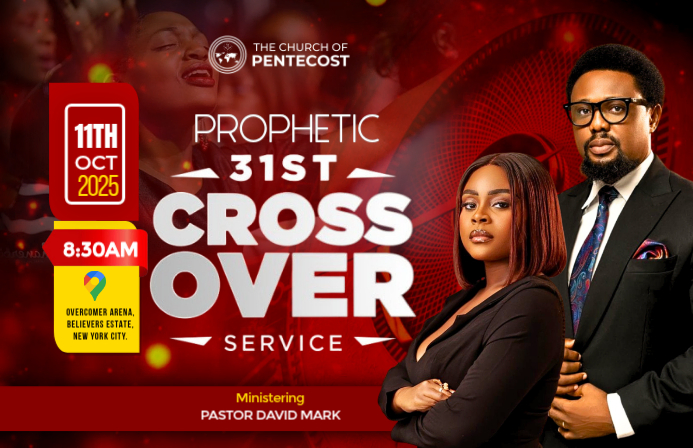 Copy of Red Professional Church Cross Over Service Flyers Tabloid ...