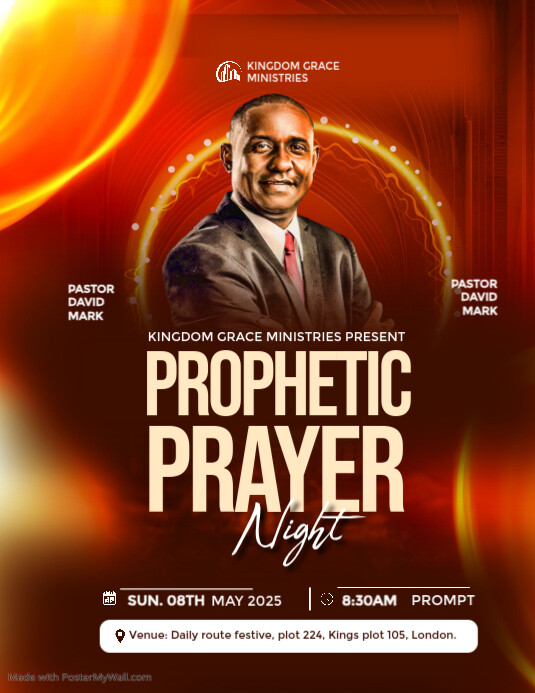 Copy of Red Professional Church Design Flyer Flyer (us Letter ...