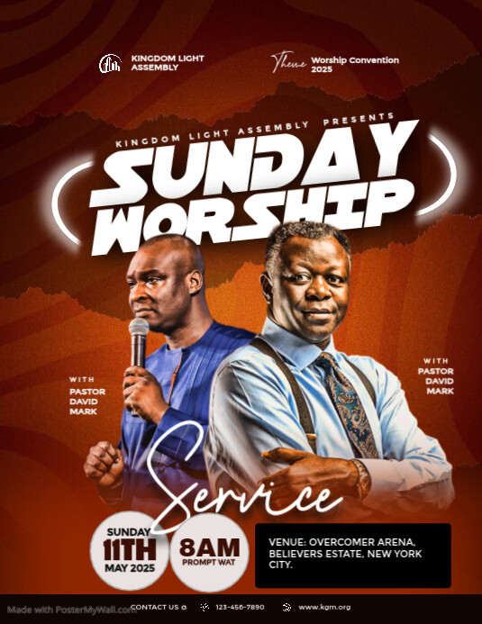 Copy of Red Professional Church Design Flyer Flyer (us Letter ...