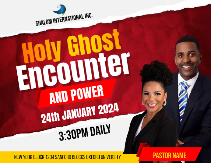 Red Professional Church Flyer (us Letter) Template | PosterMyWall