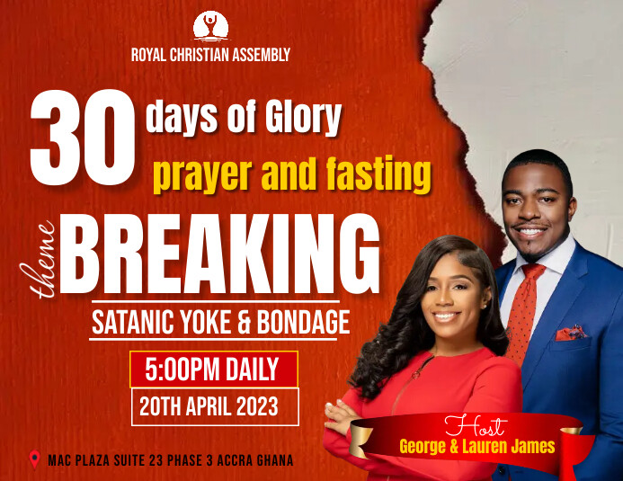 Copy of Red Professional Church Flyer (us Letter) | PosterMyWall