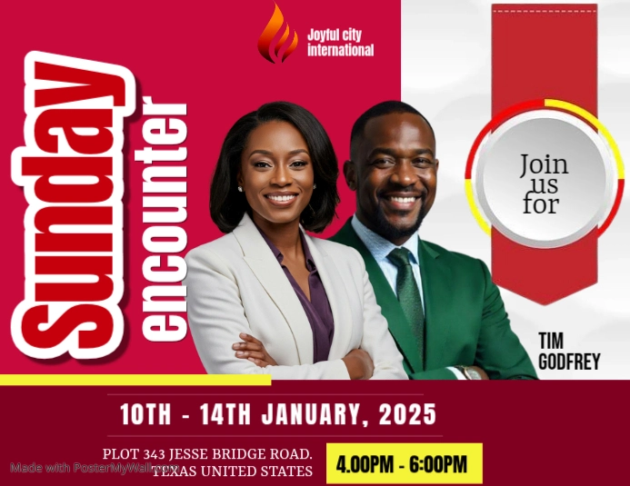 Modèle Red Professional Church Flyer (us Letter) | PosterMyWall