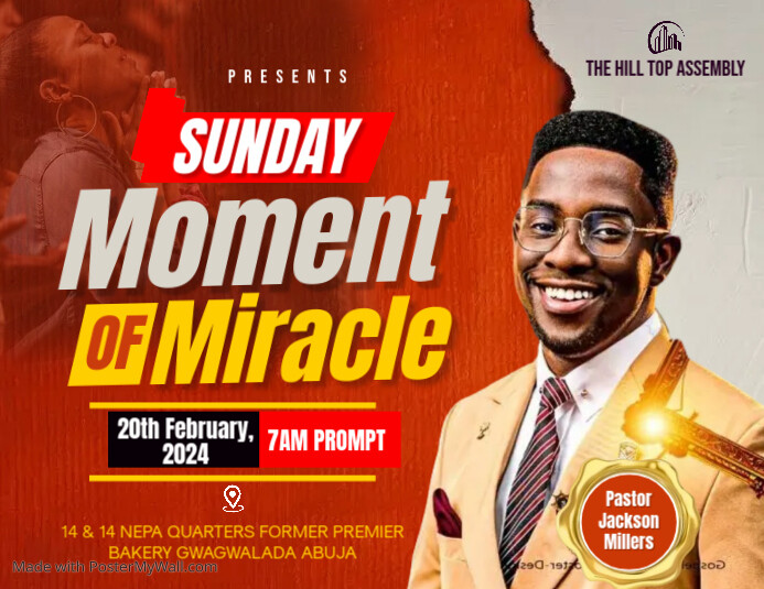 Red Professional Church Flyer Flyer (us Letter) Template | PosterMyWall