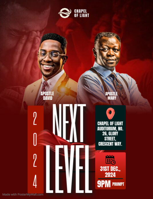 Red Professional Church Flyer Flyer (us Letter) Template | PosterMyWall