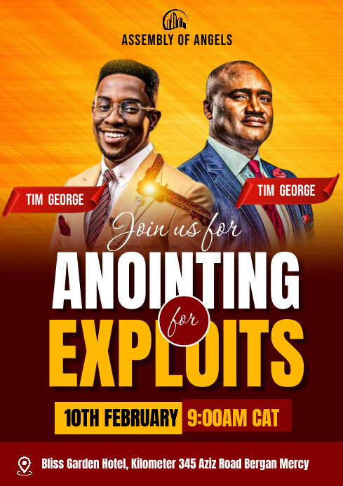 Red Professional Church Flyers A4 Template | PosterMyWall