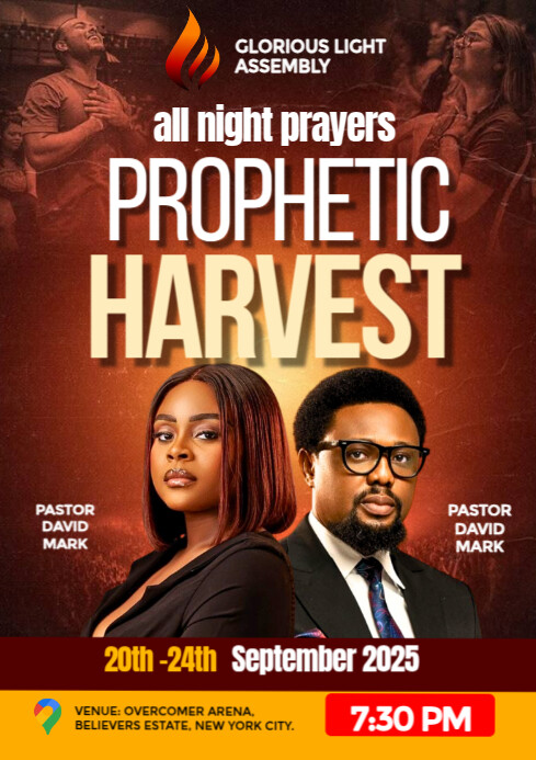 Copy of Red Professional Church Flyers A4 | PosterMyWall