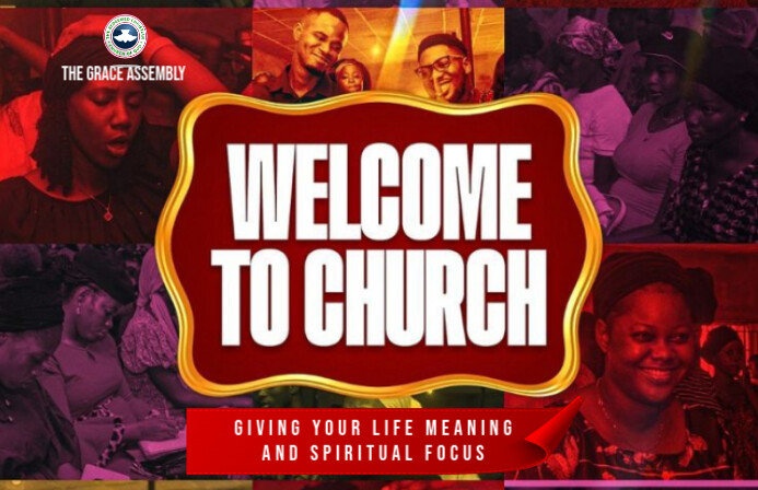 Copy of Red Professional Church Invite Flyer Tabloid | PosterMyWall